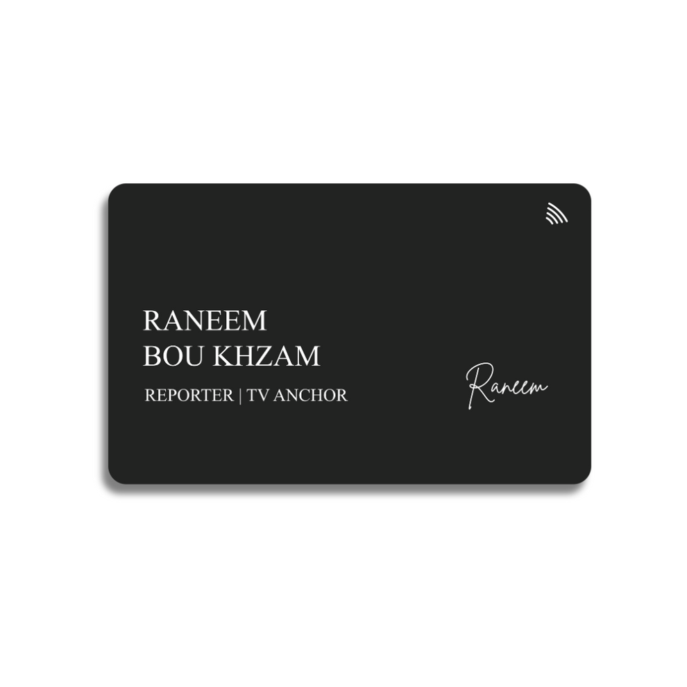 Custom Premade NFC Digital Business Card – Synapse Lebanon